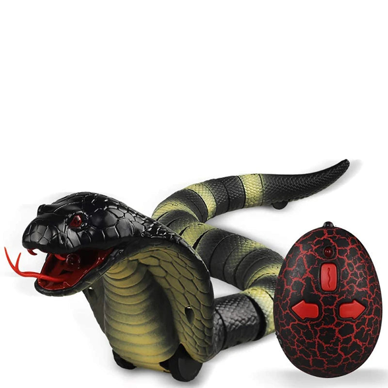 Serpent jouet réaliste télécommandé cobra électrique farce Halloween ...